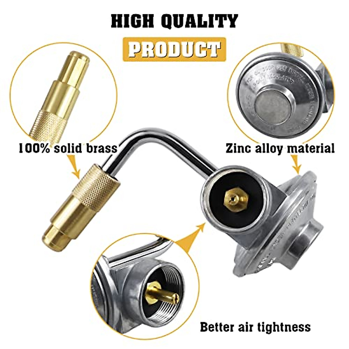 Xastro Gas Grill Regulator Propane Griddle Regulator for Blackstone 17 Inch & 22 Inch Tabletop Griddle Grills Pit Boss PB336GS Griddle CharBroil 19952085 Griddle