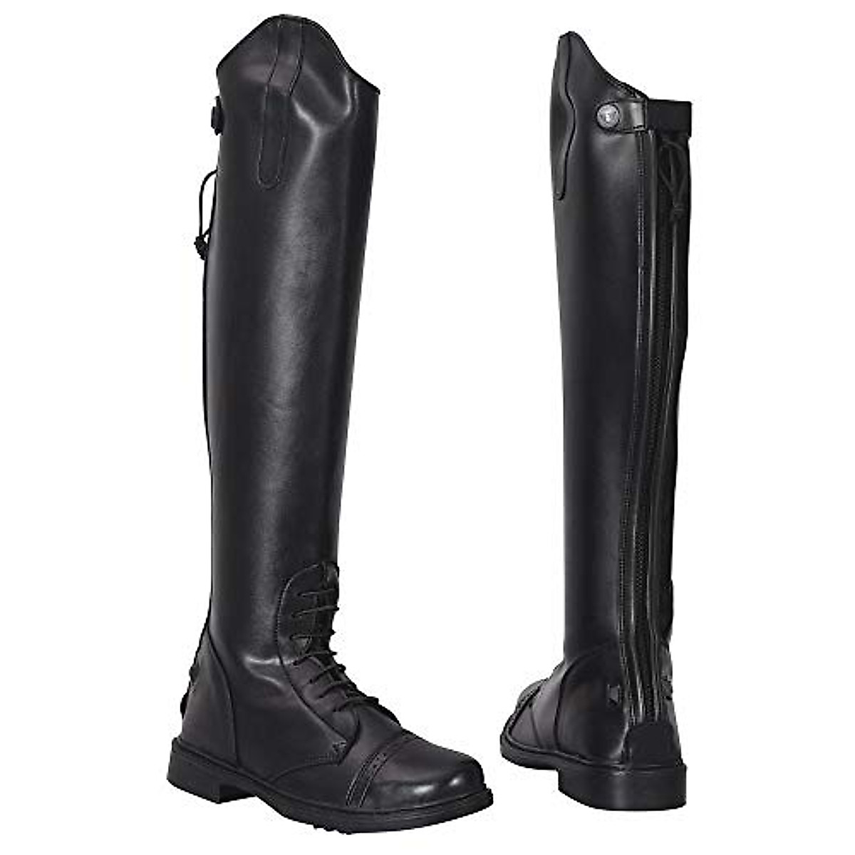TuffRider Ladies Starter Back Zip Field Boots in Synthetic Leather