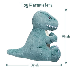 TCBunny Baby Dinosaur Bedtime Stuffed Animal Plush Toy 12", Gifts for Birthday, Valentine, Christmas (T-Rex, Blue), (BPT-0008-BL)