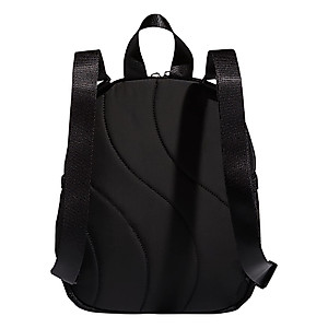 adidas Linear Mini Backpack Small Travel Bag, Black, 10.5 inch x8.5 inch x4.25 inch