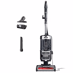 Shark UV730 Navigator Lift-Away Upright Vacuum, PowerFins HairPro Self-Cleaning Brushroll, HEPA Filter with Anti-Allergen Technology, LED Headlights, Swivel Steering, Gray (Renewed)