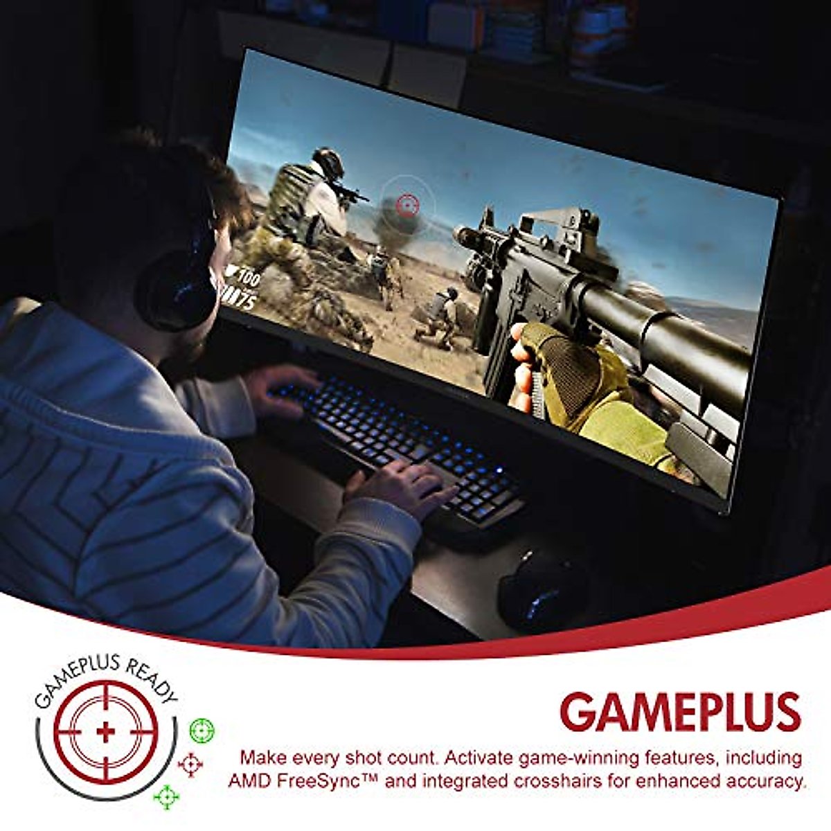 FPS/RTS Optimized VIOTEK GN34C 34" Curved Widescreen Gaming Monitor - 3440x1440p with 100Hz Refresh Rate