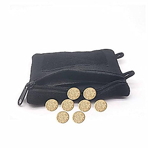 Tool EDC Pouch, EDC Pocket Organizer, Knife Case, EDC Pouch, Pocket Knife Case, Tactical Pouch Storage EDC Gears, Hold Flashlight, Pocket Knife, Tactical Pen, Notebook (Black,Only Bag)