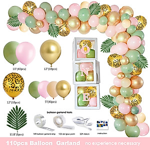 YSHMFEUX Wild one Birthday Party Decorations Supplies for Girl, 1st Birthday Girl Decorations, Jungle Safari Animal 1st Birthday Party Supplies, First Birthday Decorations for Girls