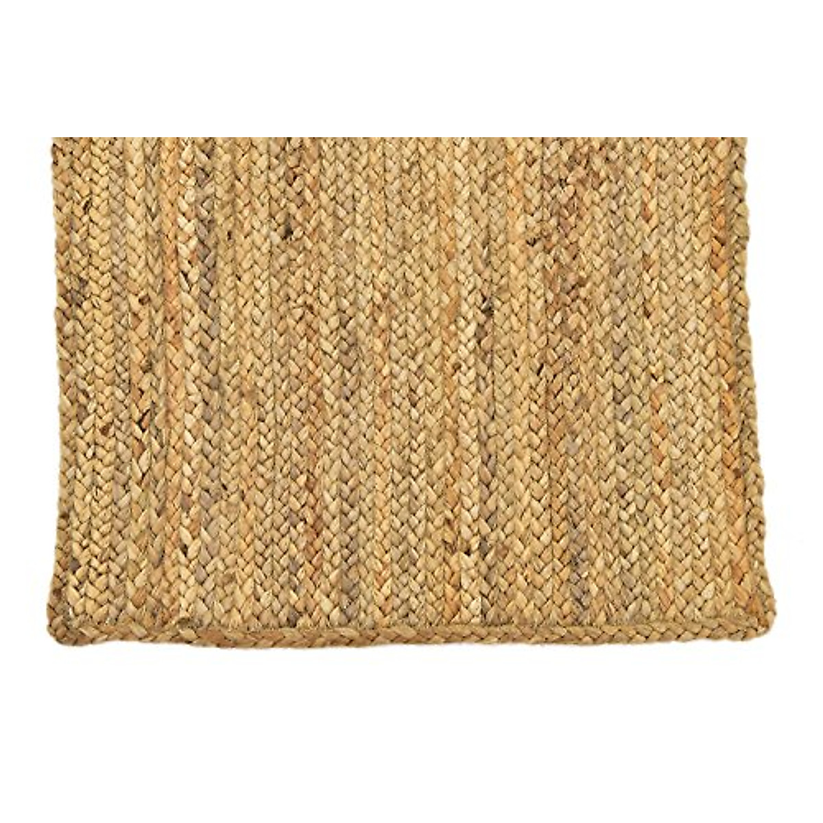 Unique Loom Braided Jute Collection Classic Quality Made Natural Hand Woven Area Rug (2' 0 x 3' 0 Rectangular, Natural)