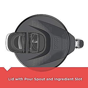 BLACK+DECKER PowerCrush Digital Blender with Quiet Technology, Stainless Steel, BL1300DG-T