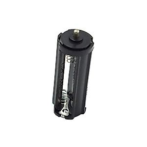 Hxchen Cylindrical Battery Holder Battery Storage Case for 3 x 1.5V AAA Batteries Flashlight Torch Black - (5 Pcs)