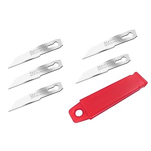 5 Blade Pack Swann Morton Heavy Duty Craft Knife Blades for SM00 and SMO-R Handles (5 each SM01 Blades)
