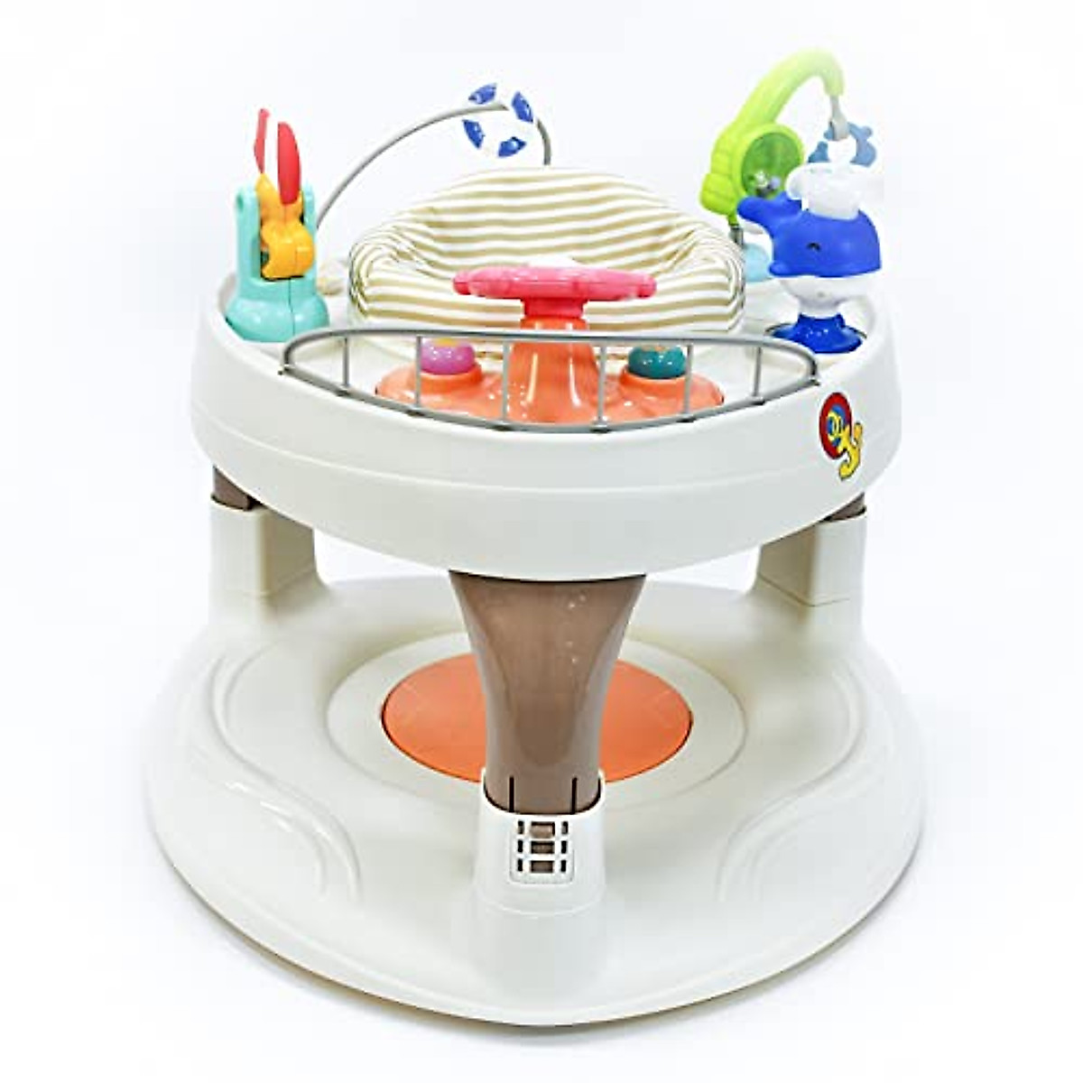 Storkcraft Imagination 3-in-1 Activity Center (Desert Sand) - Interactive Activity Center with Toy Tray, Rocking Function, and Jumping Board for Toddlers and Infants