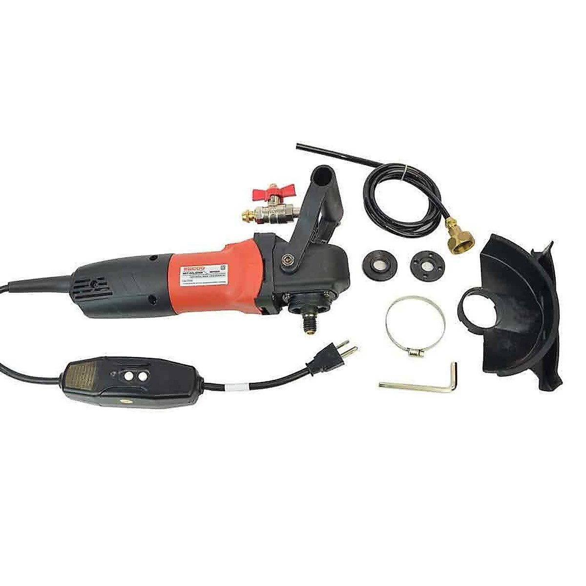 Hardin WVPOLSET 4 Inch Var Speed Polisher and 8 pc 4 Inch Diamond Polishing Pad Set