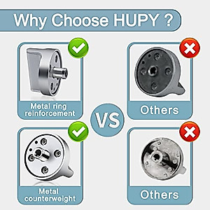 HPUY Update W10594481 Control Knobs Replacements Compatible for Whirlpool Stove Knobs Replace WPW10646805 W10698166 WPW10594481 Cooktop Knobs 5 Pack