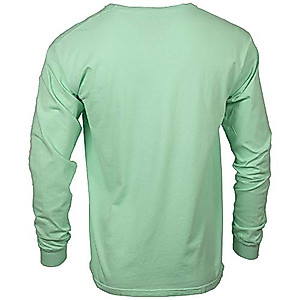 Comfort Colors Adult Long Sleeve Tee, Style 6014, Island Reef, 4X-Large