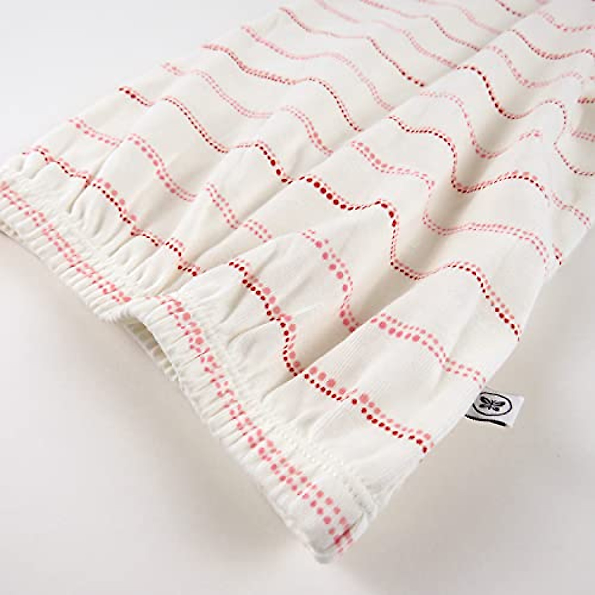 HonestBaby unisex baby 2-pack Organic Cotton Sleeper Nightgown, Meadow Floral Pink Blush, 0-6 Months US