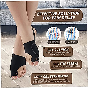 Havamoasa Bunion Corrector Orthopedic Bunion Splint Big Toe Separator Pain Relief Big Toe Straightener Pain Relief for Women & Men Day Night Support.