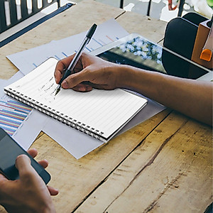 Rocutus Spiral Notebook,8 Pack Spiral Notebooks Small Notebooks Spiral Bound Notebooks Study Book College Notebooks, Subject Notebooks Planner Notebooks (8.2" x 5.5")