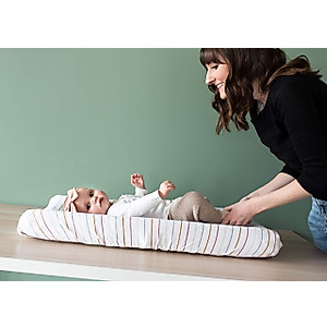 Premium Knit Diaper Changing Pad Cover"Piper" by Copper Pearl