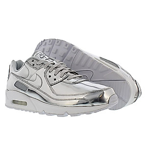 NIKE Women's Sneaker, Silver Chrome Chrome Pure Plat, 10.5