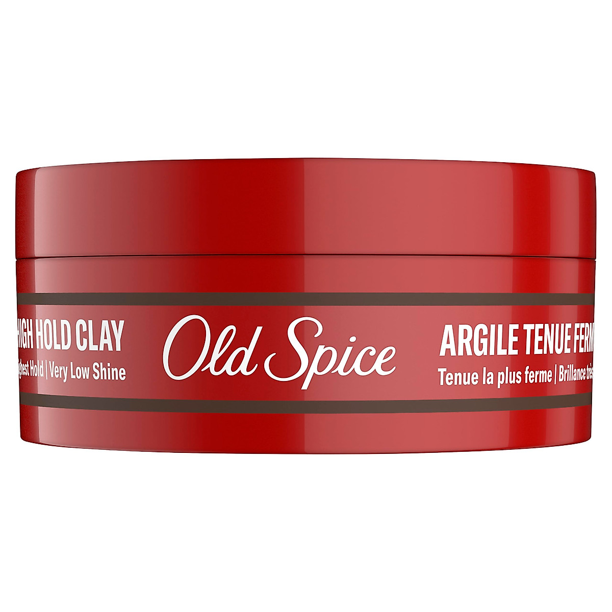 Old Spice High Hold Hair Styling Clay for Men, Highest Hold with Very Low Shine, 2.22 oz