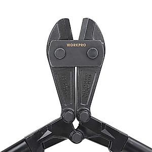 WORKPRO Bolt Cutter, 24-Inch, Chrome Vanadium Steel Blade for Cutting Pad Locks, Soft metal,Rivets and Chain, Bi-Material Handle with Soft Rubber Grip, W017015A