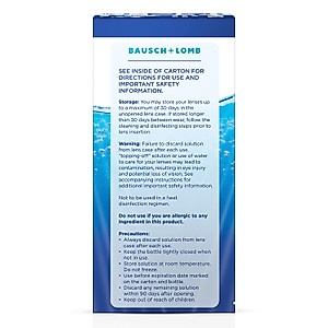 Renu Contact Lens Solution Multipurpose Disinfectant, Advanced Formula Lens Cleaner, Cleans & Moisturizes Soft & Silicon Hydrogel Lenses, Multi-Pack 16 Fl Oz (Pack of 2) + 2 Fl Oz Travel Size