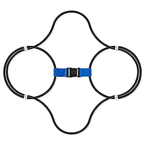 PAHTTO Trash Can Lock 4PCS, Lid Lock for 30-50 Gal Outdoor Garbage Cans, Heavy Duty Bungee Cord Garbage Can Lock for Animals, Squirrels, Dogs, Raccoons