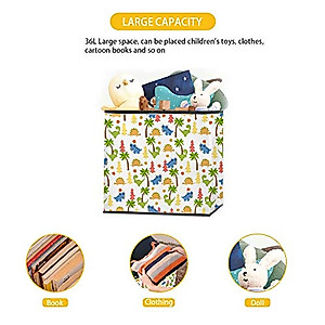 AFPANQZ Blue Butterfly Storage Bins Storage Cubes 13x13x13 Collapsible Storage Boxes Containers Organizer Baskets for Nursery Office Closet Shelf Navy