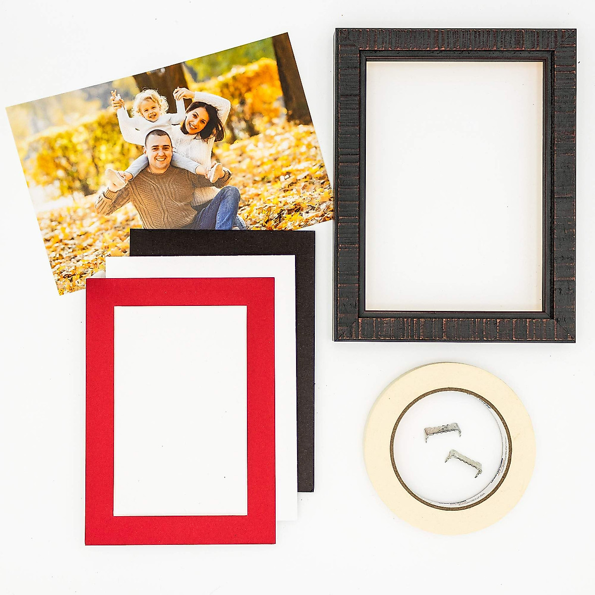 11x16 Mat Bevel Cut for 8.5x11 Photos - Acid Free Cardinal Red Precut Matboard - For Pictures, Photos, Framing - 4-ply Thickness