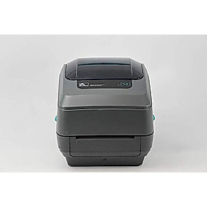 Zebra GX420t Monochrome Desktop Direct Thermal/Thermal Transfer Label Printer with Fast Ethernet Technology, 6 in/s Print Speed, 203 dpi Print Resolution, 4.09" Print Width, 100-240V AC (Renewed)