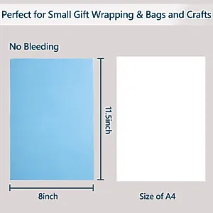 400 Sheets Tissue Paper Bulk for Gift Bags, 40 Assorted Colored Tissue Paper for Crafts, Multicolor Tissue Paper for Gift Wrapping, Small Business Packaging, Art Tissue Paper 8 x 11.5