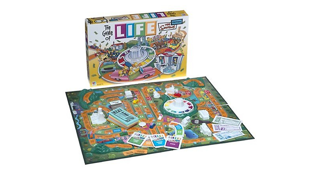 Hasbro The Game of Life - Simpsons Edition | Fun Springfield Board Game