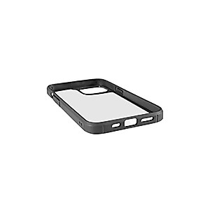 OUTERFACTOR Clear iPhone 13 Phone Case Protective Cover - Shockproof & Drop Tested - Slim Profile - Max Impact Absorption - Rugged Military Grade - Phone 13 case 6.1" Black Edges