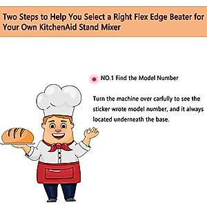 5 Quart Bowl-lift Plastic Flex Edge Beater for KitchenAid 5QT Bowl-lift Mixer Accessory Replacement Paddle Compatible with KitchenAid Mixer Attachments with Silicone Edge Bowl Scraper