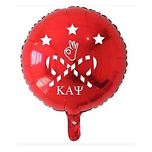 Kappa Alpha Psi, Nupe Mylar/Foil Balloons (10/pack), White