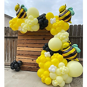 Yellow Balloons 5 Inch 100 Pack, JOGAMS Yellow Latex Balloons Mini Balloons Party Balloons for Sunflower Sunshine Bee Lemon Baby Shower Bridal Shower Birthday Party Decorations