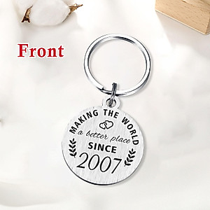 18th Birthday Gifts Keychain for Someone Who was Born in 2005, Turning 18 Year Old Birthday Gifts for Women Men
