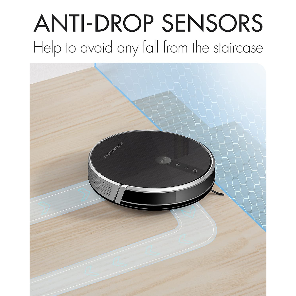 Liectroux C30B Robot Vacuum Cleaner, Smart Dynamic Navigation, Super Smart Partition, with Memory, WiFi App Control, 5000Pa Strong Suction, Smart Wet Mopping, Works with Alexa and Google Assistant