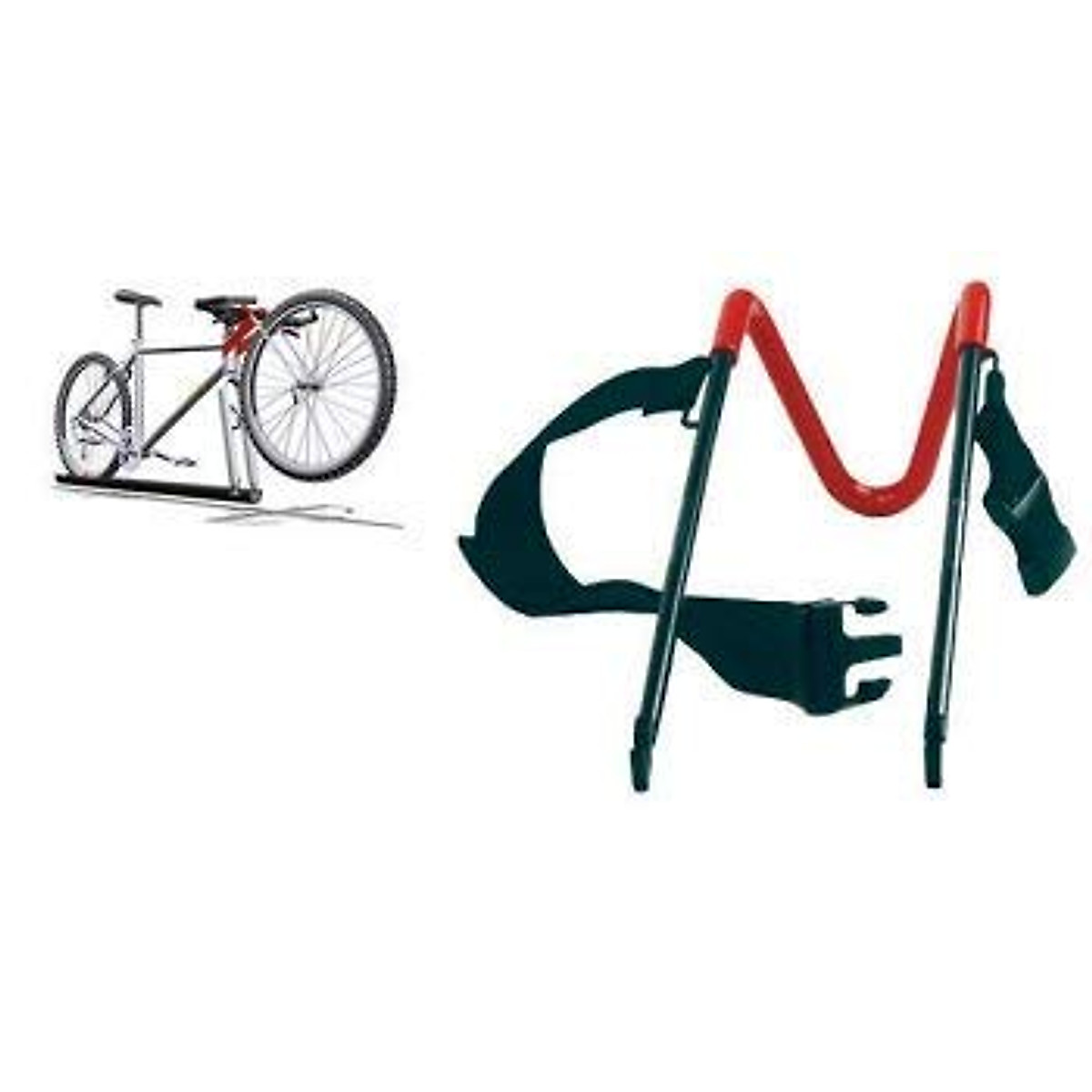 Universal Bike Wheel Attachment Rack To Transport Bicycle Tire Up To 26 Inches On Frame While Mounted On Fork Mount Car Roof Rack. Save Storage Space In Trunk Or Back Seat, Avoid Damaged Cycling Tires