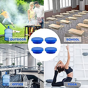 5 Gallon Water Jug Cap - 4PCS Silicone Leak and Spill Resistant Replacement Caps Plug - Reusable Silicone Replacement Bottle Caps - No Spill 5 Gallon Water Jug Cap - Anti Splash Caps for Water Bottle