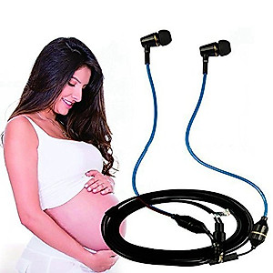 KINDEN Air Tube Earbuds Radiation Free Headphone Binaural Earphones with Microphone for Phone, Pad, Pod,Samsung Galaxy,HTC,Sony,Mp3 Players