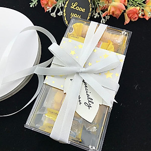 LIUYAXI 1" X 50 Yards Solid White Grosgrain Ribbon, Perfect for Crafts, Wedding Decor, DIY Hair Accessories, Sewing, Gift Package Wrapping and More