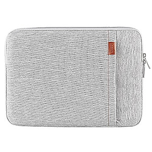 Lacdo 13.3 Inch Laptop Sleeve for 13 Inch MacBook Air | MacBook Pro Retina 2012 - Early 2016 | 12.9 Inch iPad Pro | Surface Book | 360° Protective HP Dell ASUS Chromebook Case, Water Repellent, Gray