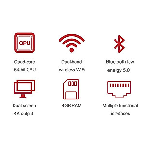 seeed studio Raspberry Pi 400 Personal Computer in Keyboard Form Cortex A72 CPU Dual 4K HD - (Only Keyboard)