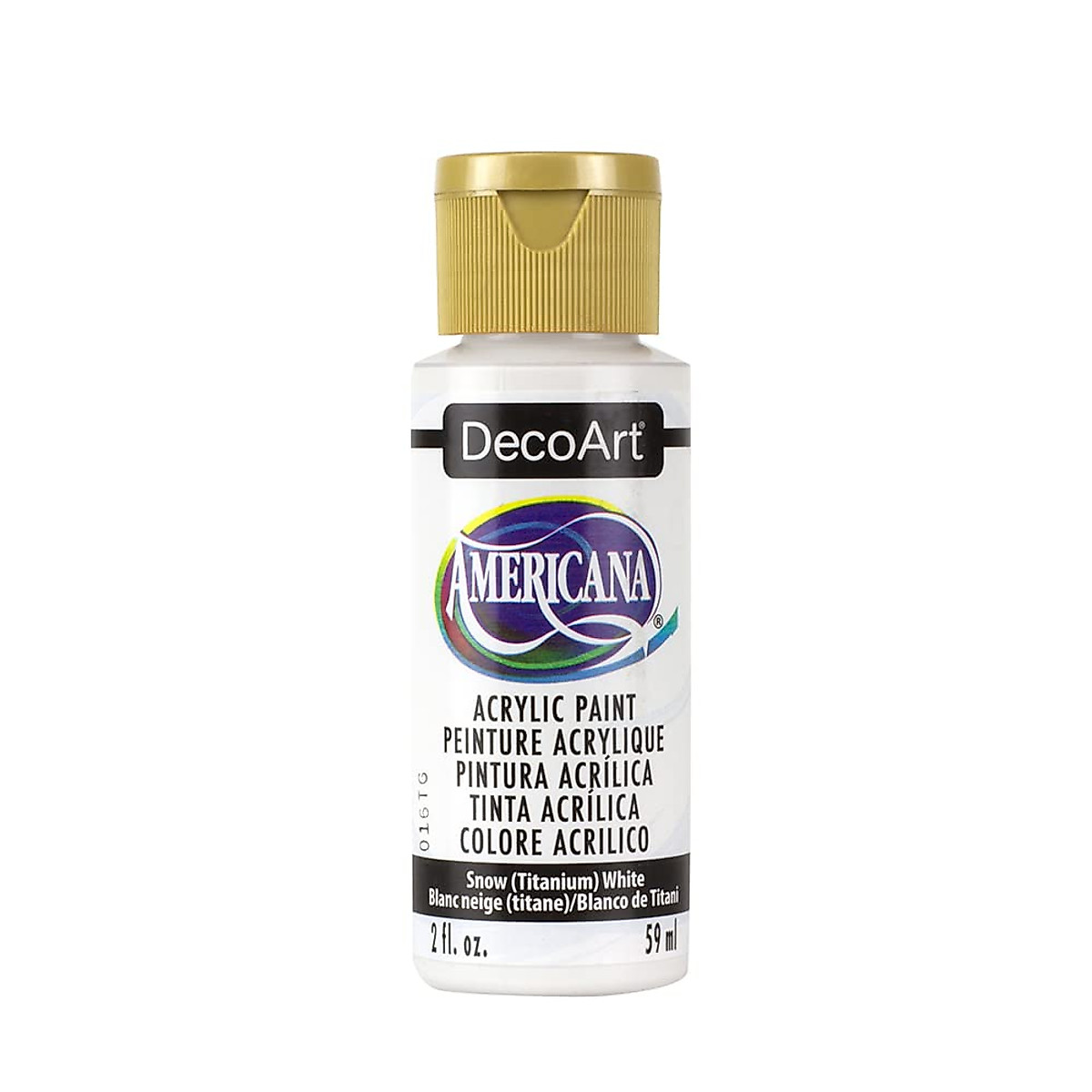 Americana Acrylics - Snow (Titanium White) White, 2 fl oz