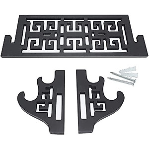 LUCKNIGHT Display Stand Wall- Mounted Sword Holder Display Stand Bracket Hollowed Pattern Sword Rack Sword Stand