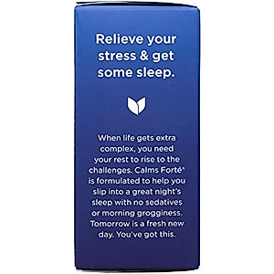 Hyland's Naturals Calms Forte Tablets, Natural Relief of Nervous Tension and Occasional Sleeplessness, 100 Count