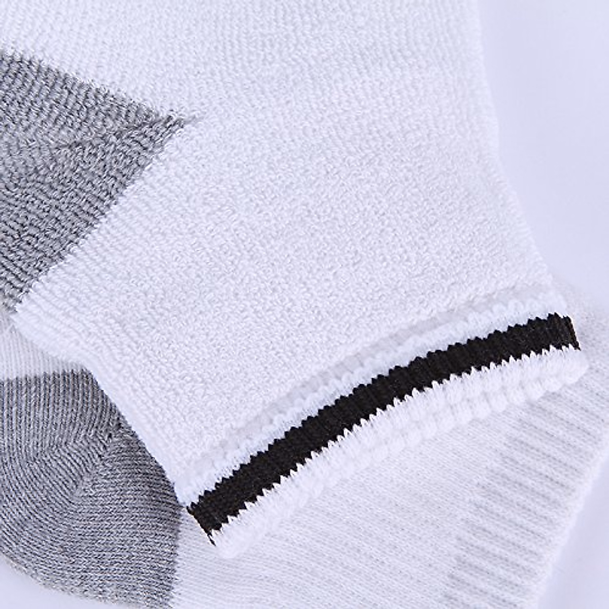 EnerWear 10P Pack Men's Cotton Moisture Wicking Cushion Low Cut Socks (10-13/Shoe: 6-12, White)