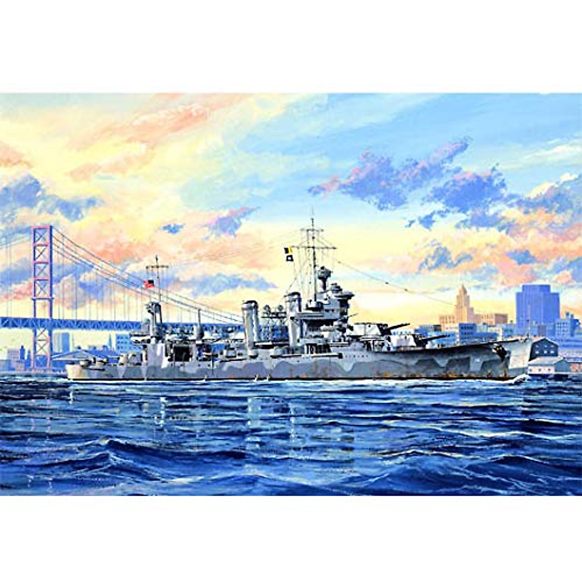 Trumpeter 1/700 USS Quincy CA39 New Orleans Class Heavy Cruiser Model Kit