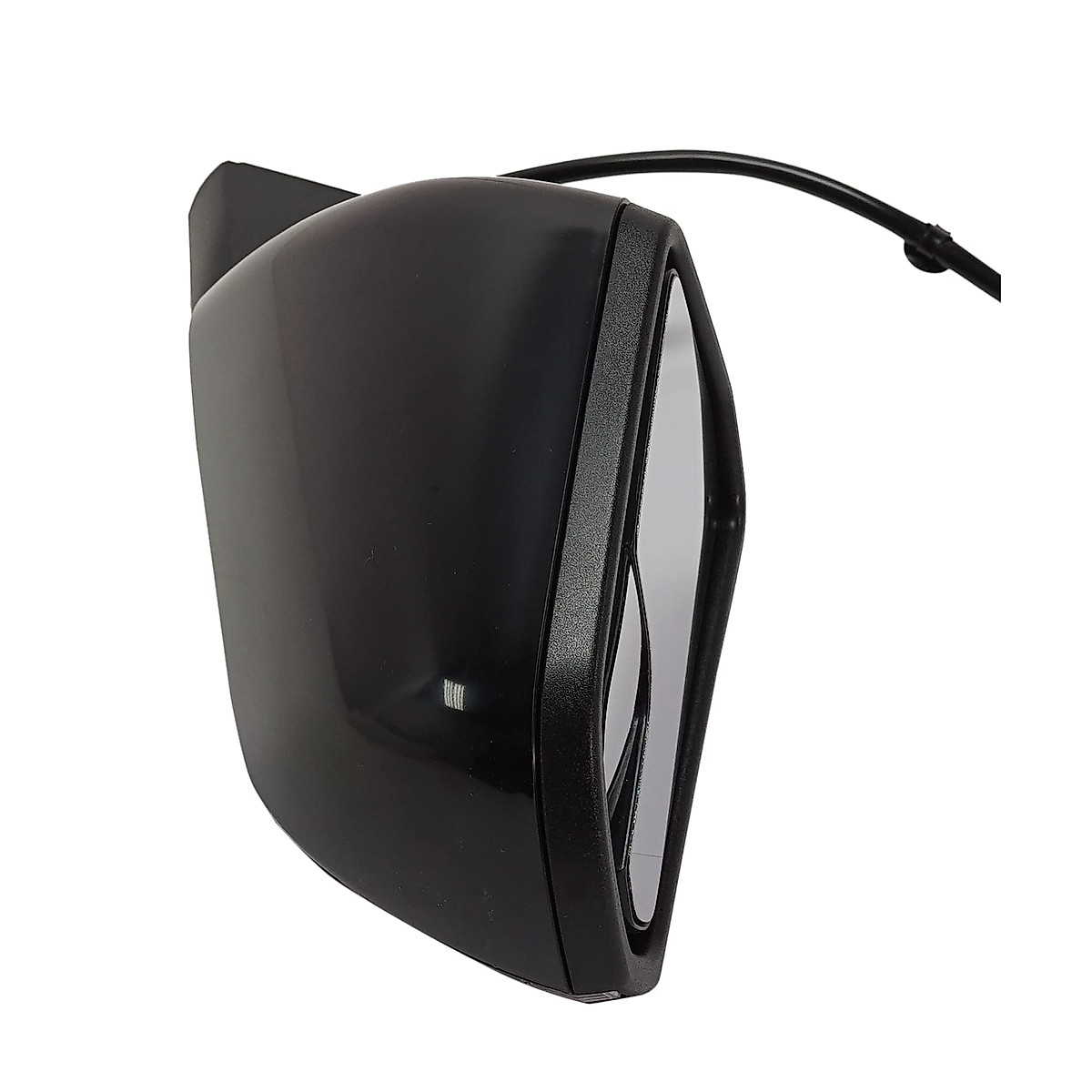 Kool Vue Driver Side Power Non-Heated Mirror for Ford Mustang 2015-2020 With Signal Light & Spotter Glass; Without Memory & Puddle Lamp Paintable