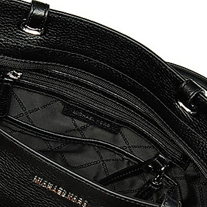 Michael Michael Kors Bedford Medium Top Zip Pocket Tote Black/Black One Size