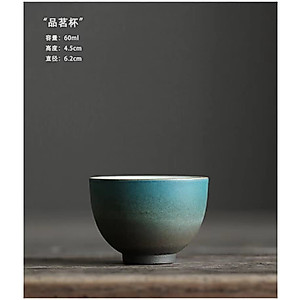 Chinese Kungfu Tea Set Handmade Tea Cup Traditional Chinese Tea Cup Traditional Chinese Tea Cup Porcelain Teacup Small teacups Bulk (c 60ml)